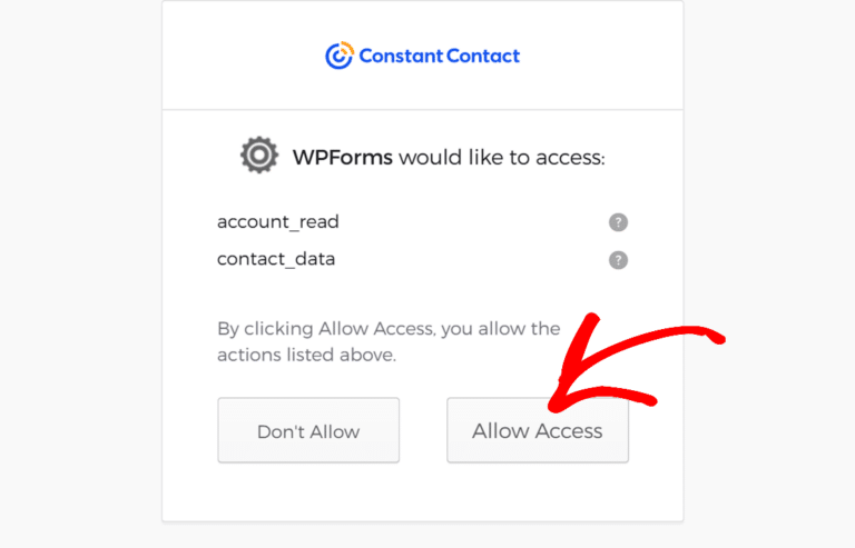 Constant Contact Integration - WPForms