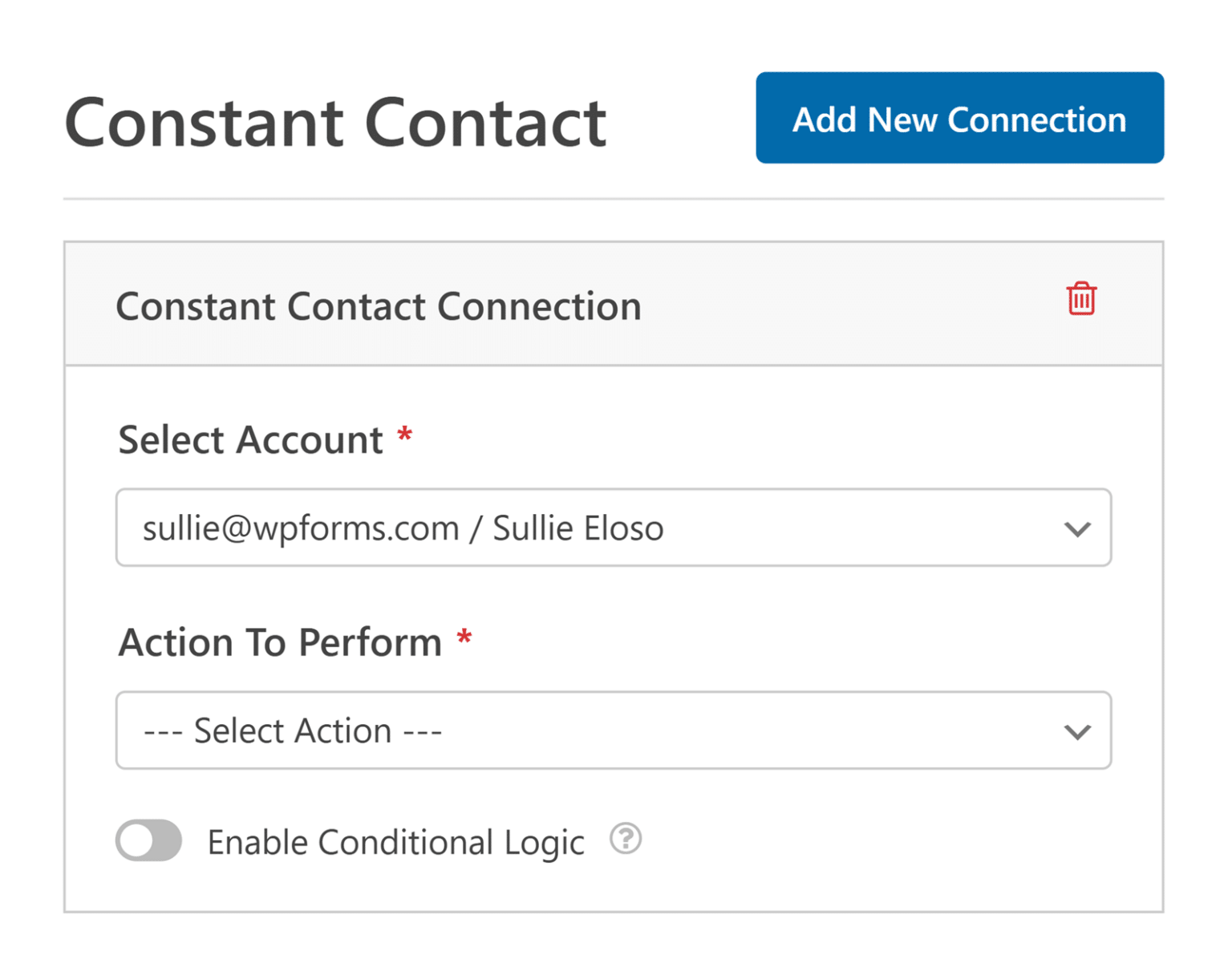 Constant Contact Integration - WPForms