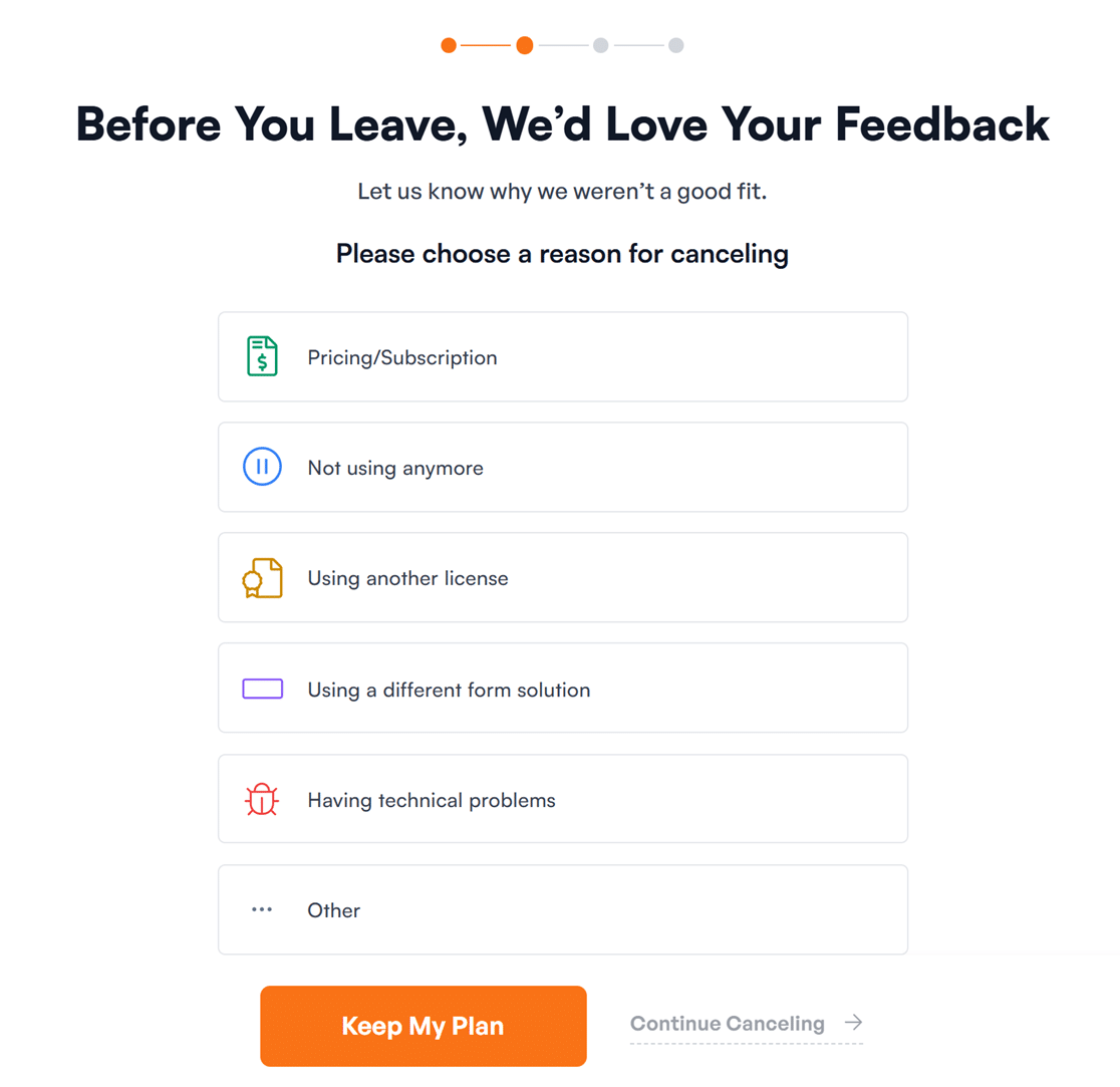 How to Cancel Your WPForms Account