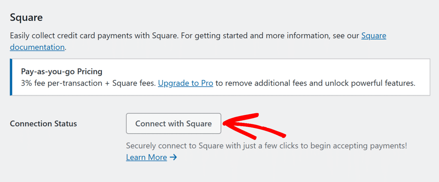 Using Square With WPForms Lite - WPForms