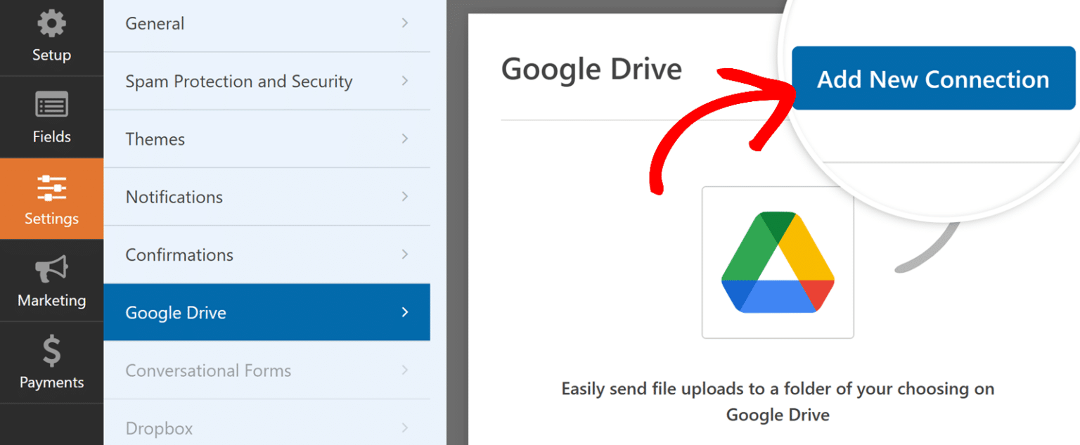 Google Drive Addon - WPForms