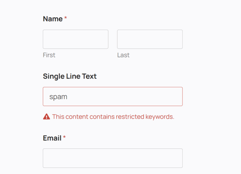 Add a Real Time Keyword Blocklist to a Single Line Text Field - WPForms ...