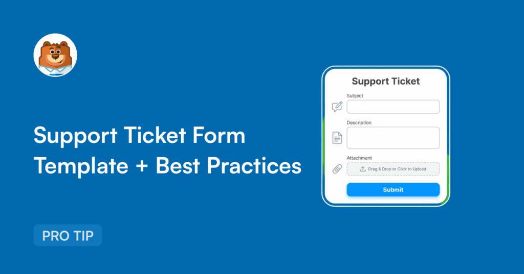 Support Ticket Form Template + Best Practices (2026)